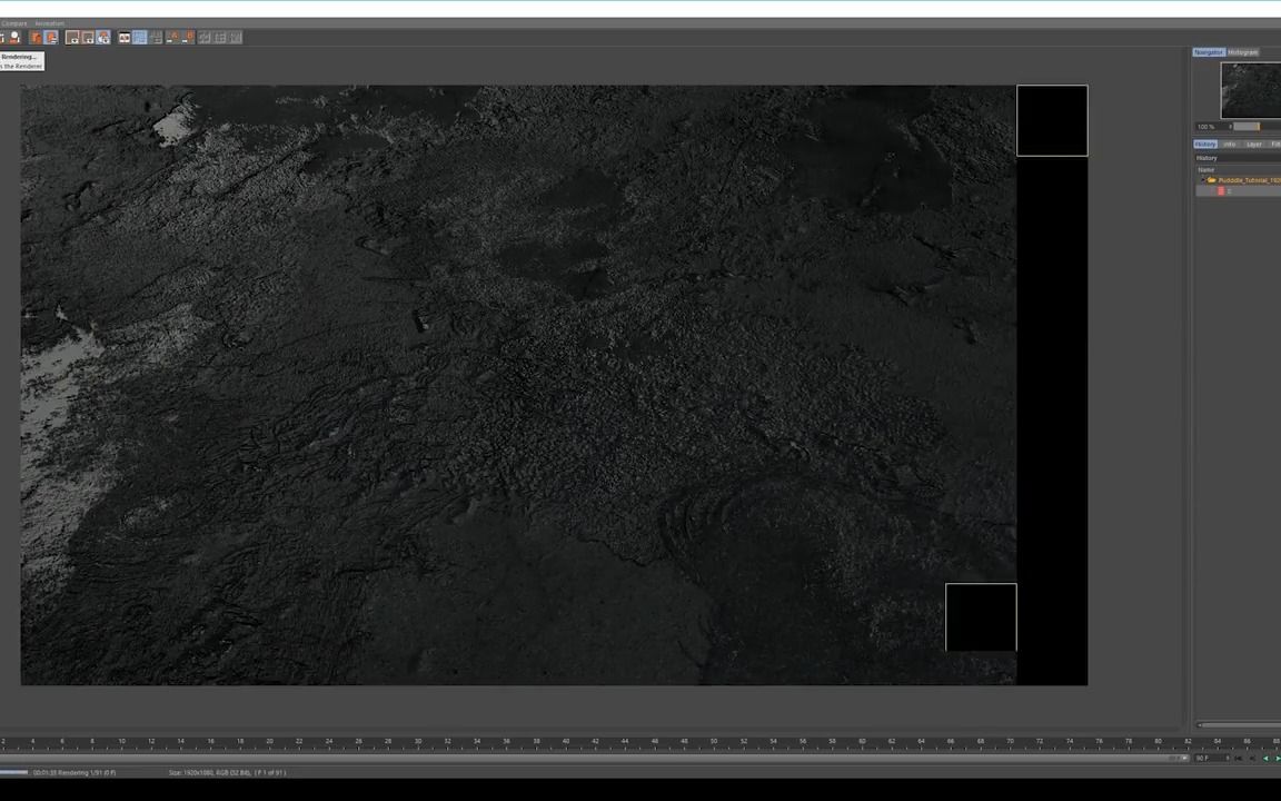 使用 Photoshop 和 Redshift for C4D 创建水坑
