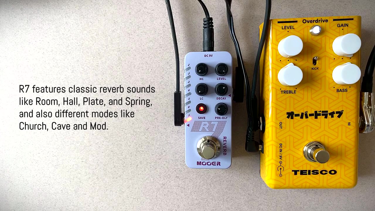 魔耳新迷你7系列--R7数字混响效果器试听!