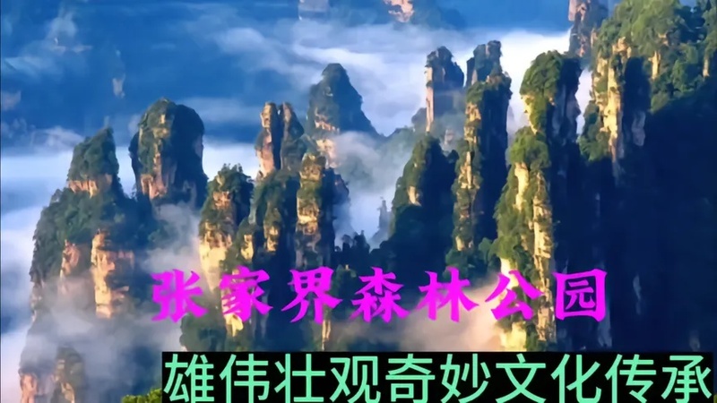 雄伟壮观奇妙的张家界森林公园,让人大开眼界,充满遐想,太美了