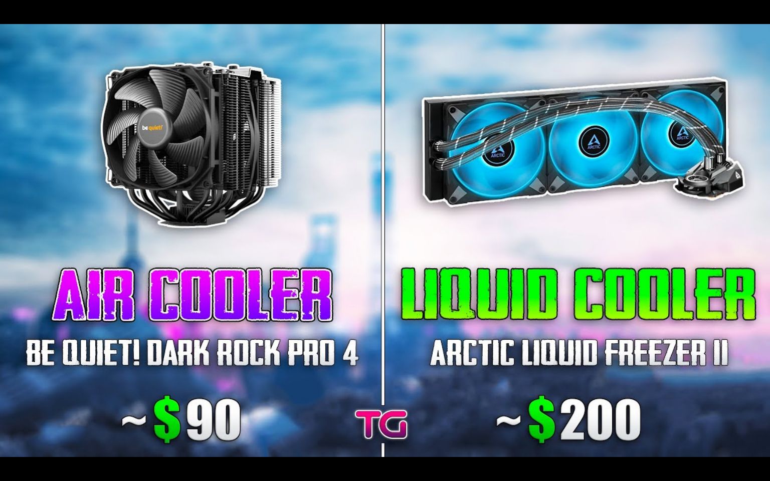 【CPU散热器】风冷 vs 水冷 - 哪个更好?| i9-13900K上1080p分辨率...