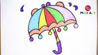 简笔画雨伞笔画图片大全儿童画幼乐园画画作业简笔画学英语