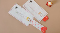 用卡纸做个毕业贺卡,可以抽拉哦,背面可写留言