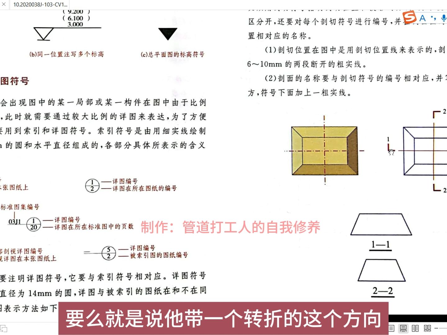 23.钢结构识图剖切符号和节点索引