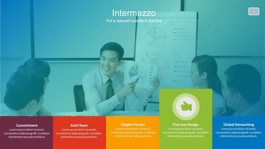 偷偷收藏搞定领导丨动态商务彩色欧美杂志风图文图表PPT模板合集