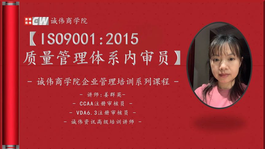 ISO9001:2015质量管理体系【第3集ISO使命、愿景、目标】