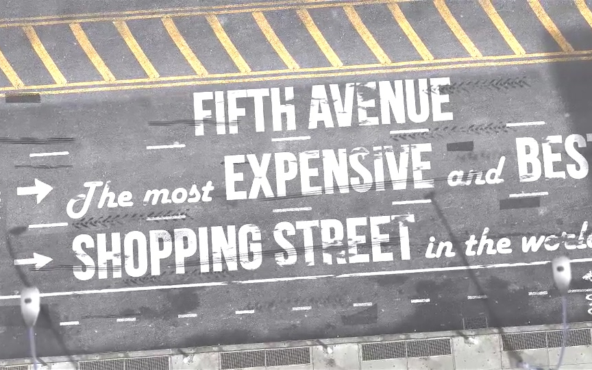 AE模板-公路街头路面文字叙述事件模板城市街道规划宣传片马路汽车...