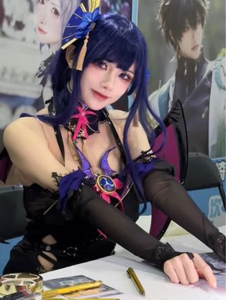 来河南咧 河南真好吃#雷电将军 #cos #魅魔 #御姐