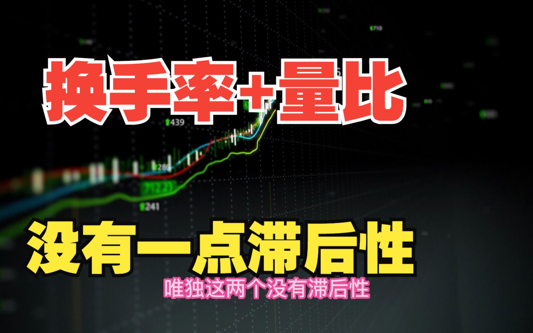 唯一靠得住的技术指标,换手率+量比,没有一点滞后性,你值得拥有