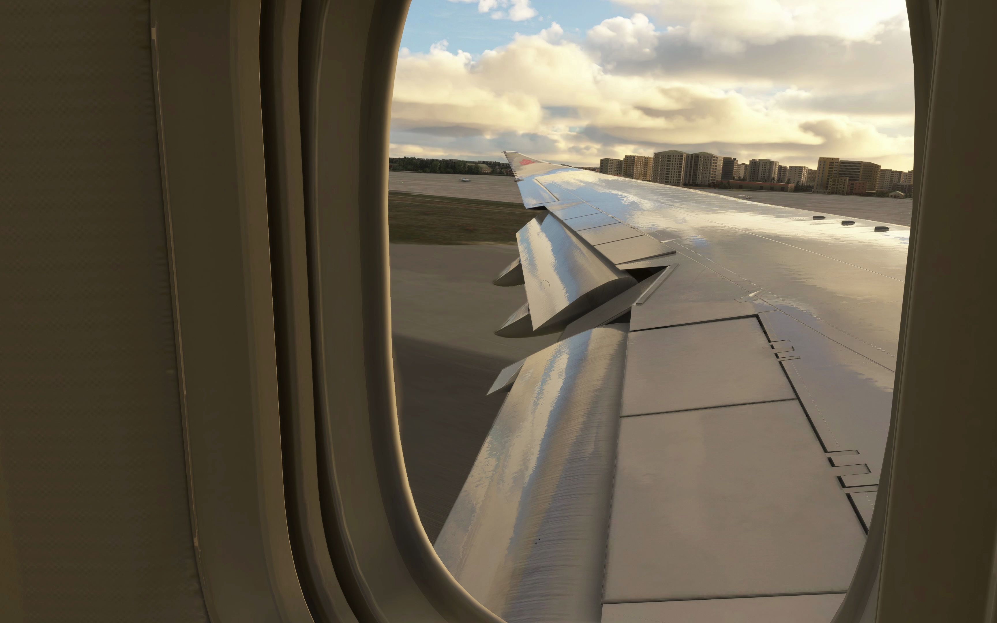 【模拟飞行2020 4K】波音747-8 首都机场降落【三视角】