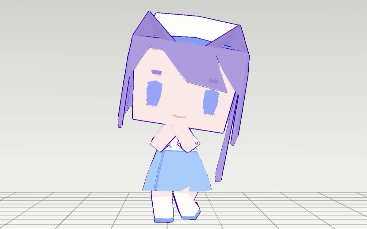 ◇原创自制模型|测试展示◇阿箱箱的皆大欢喜~♪◇自设生贺?MMD◇