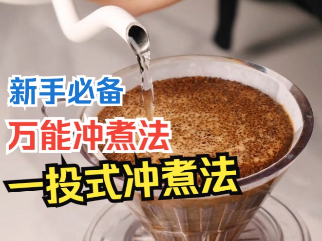 新手必备咖啡万能冲煮法——一投式冲煮法