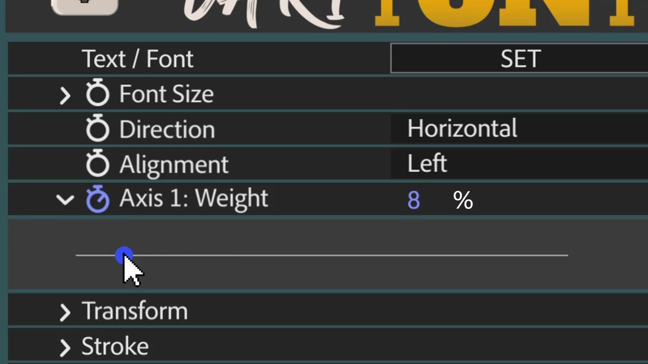 字体控制变换工具 VariFont v1.0