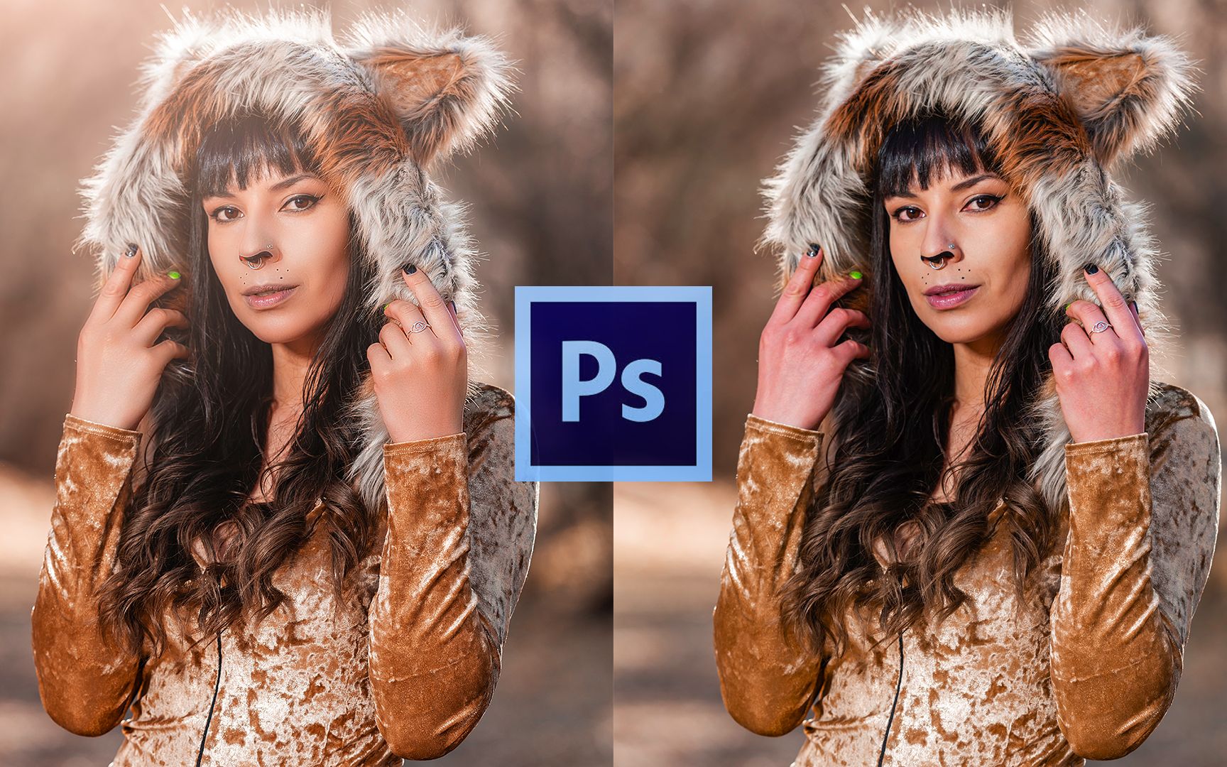 如何快速去除皮肤中的红色(红斑) | Photoshop教程 | Photoshop小技巧