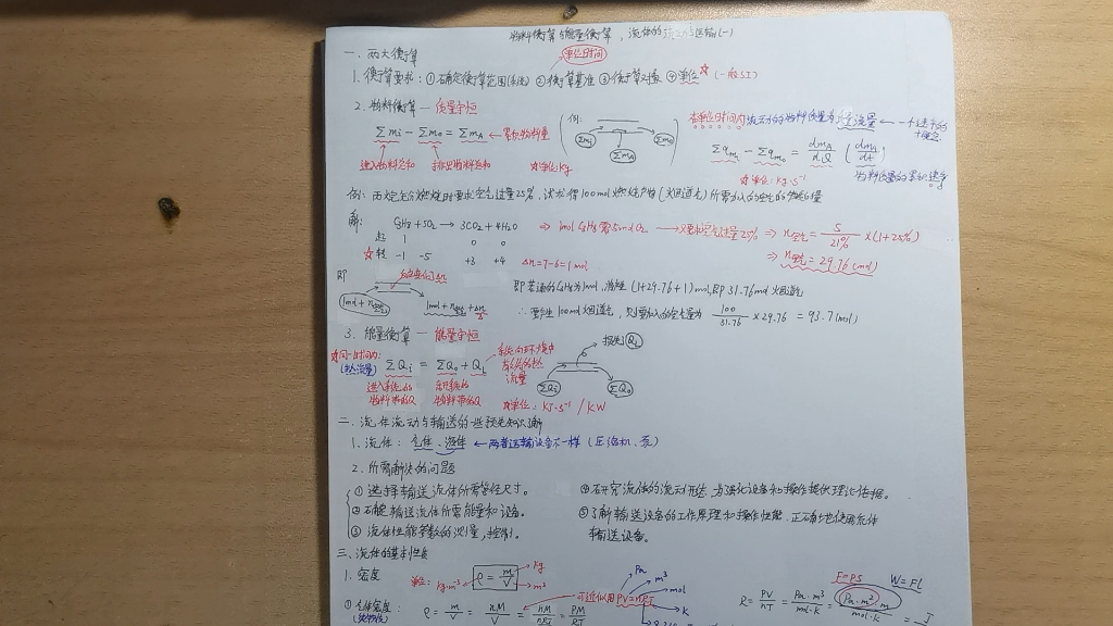 ...和能量衡算,流体的基本性质,纯气体密度,气体混合物的平均密度,液体...