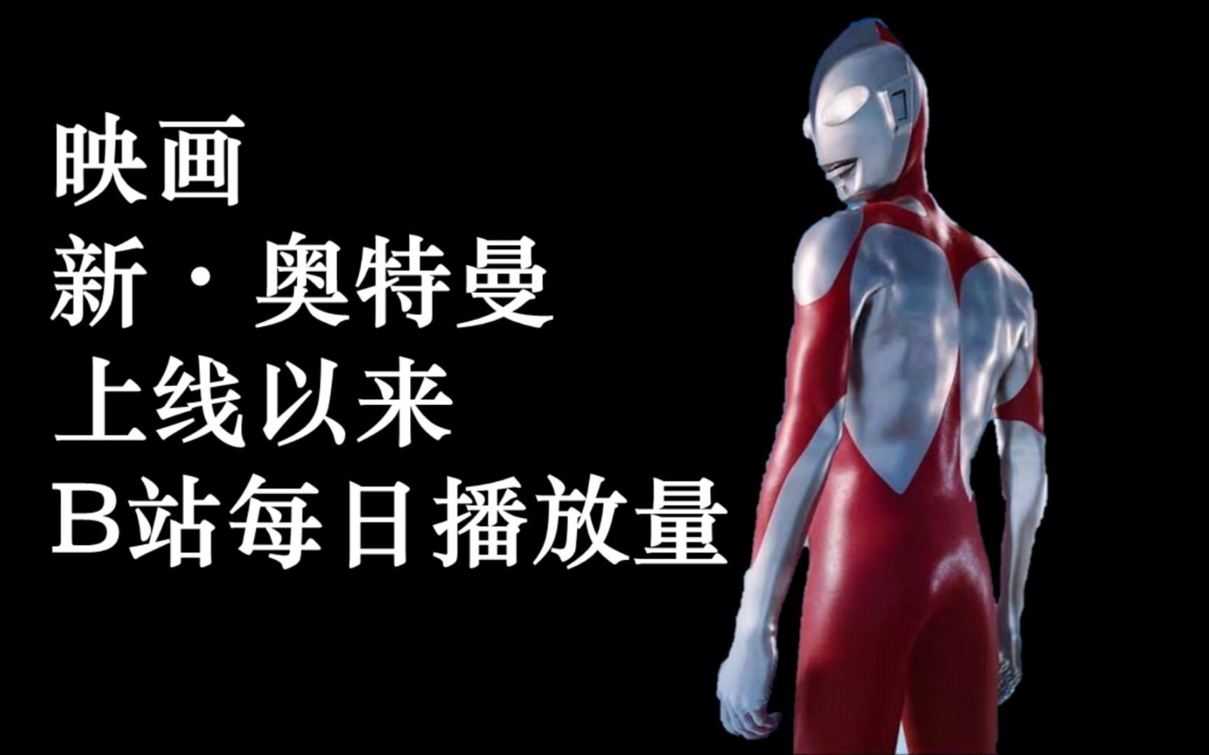 B站【新·奥特曼】每日播放量数据详解