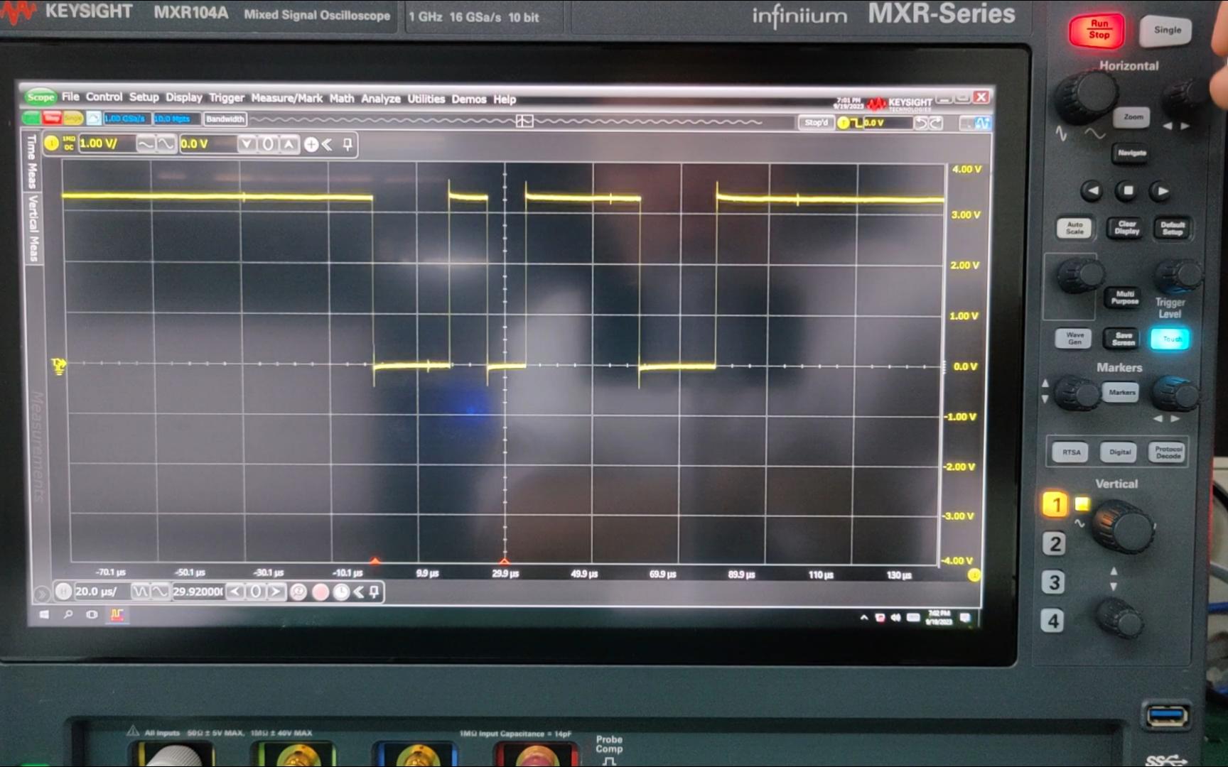 RS232串口硬件调试02---示波器抓取串口波形