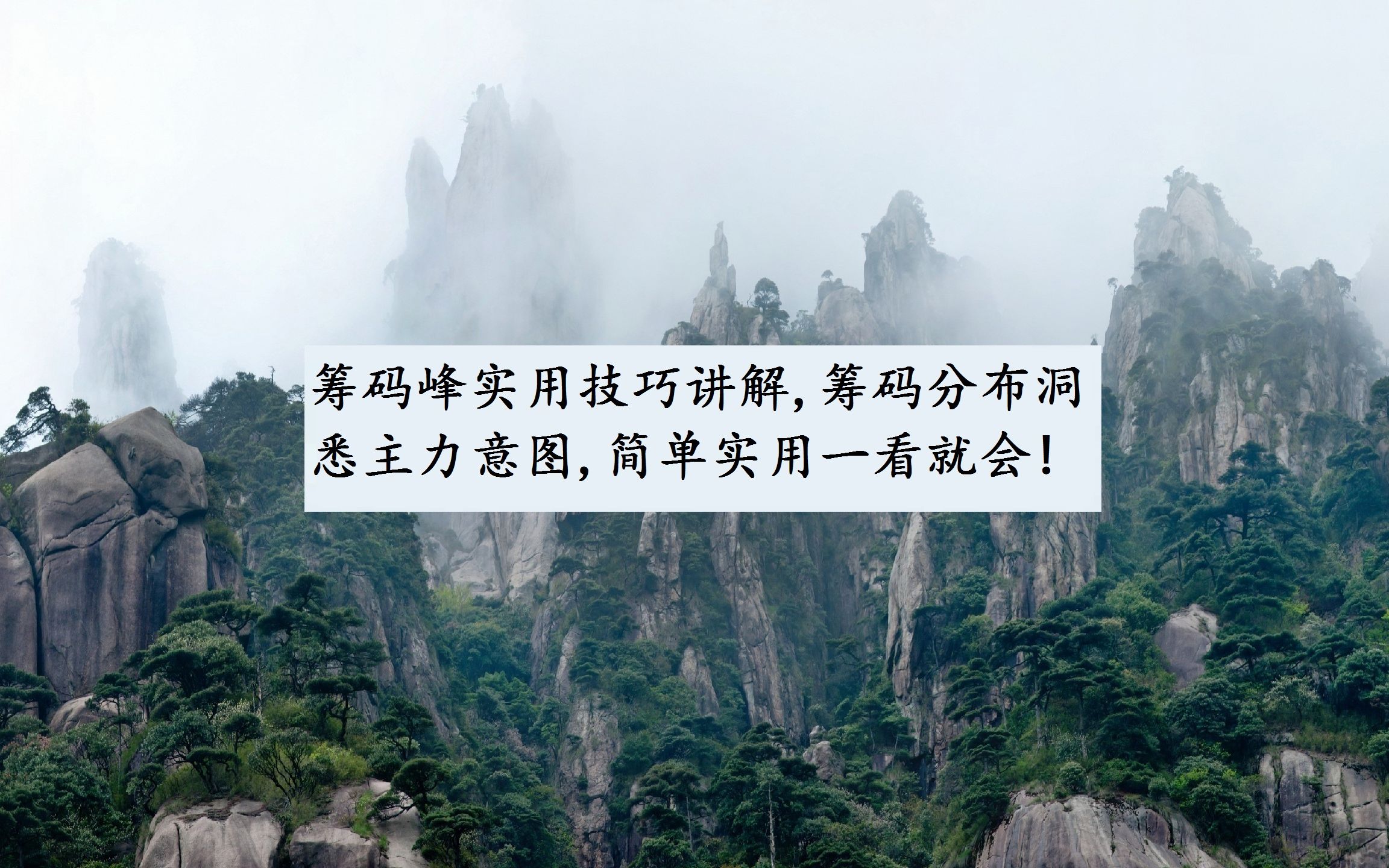 A股策略:筹码峰实用技巧讲解,筹码分布洞悉主力意图,简单实用一看就会!