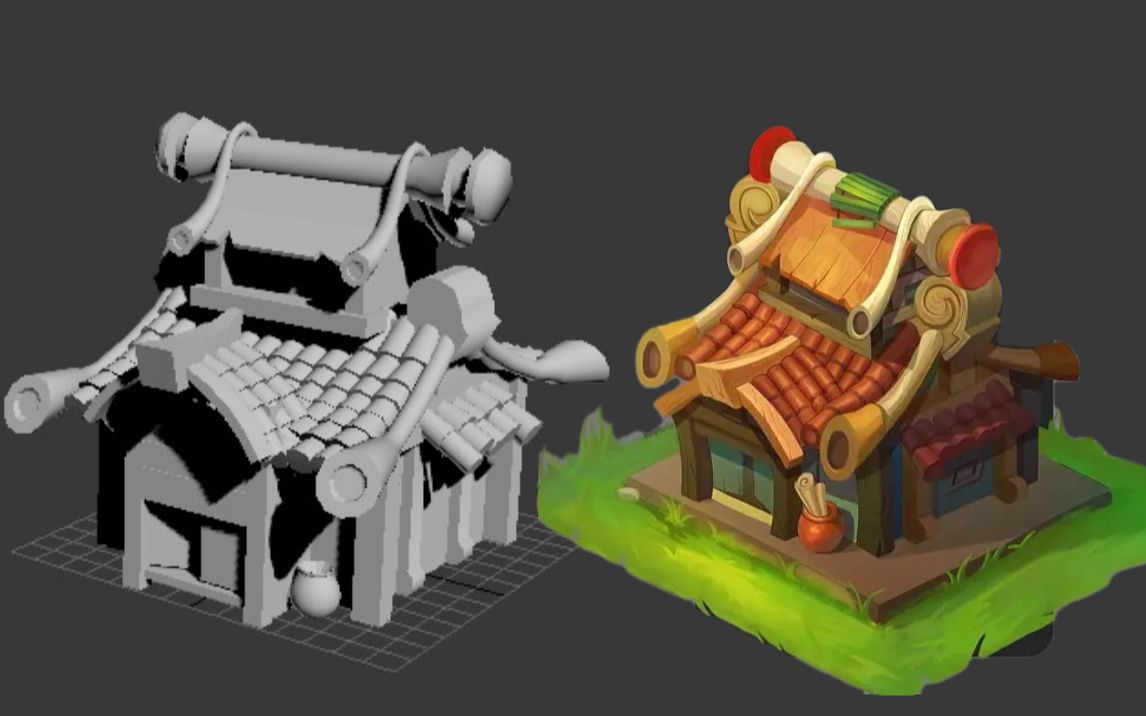 【3dmax场景建模】从零开始教你搭建超简单的小房子,3dmax零基础...