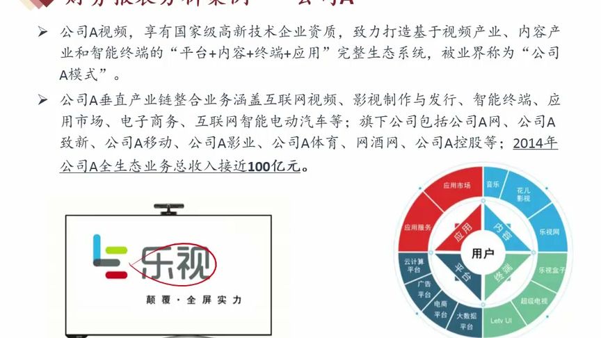CFA一级财务前导财务前导_财务报表分析方法及乐视案例