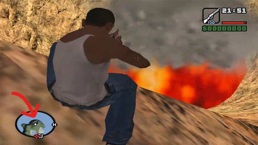 GTA圣安地列斯中的秘密火山岛[隐藏位置]!