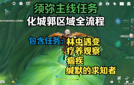 【原神须弥篇】化城郭主线任务全流程