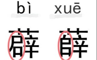 长得很像的字