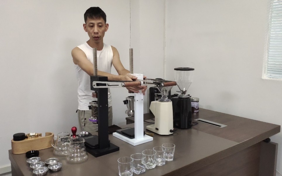 手压意式咖啡机实拍视频详细解说