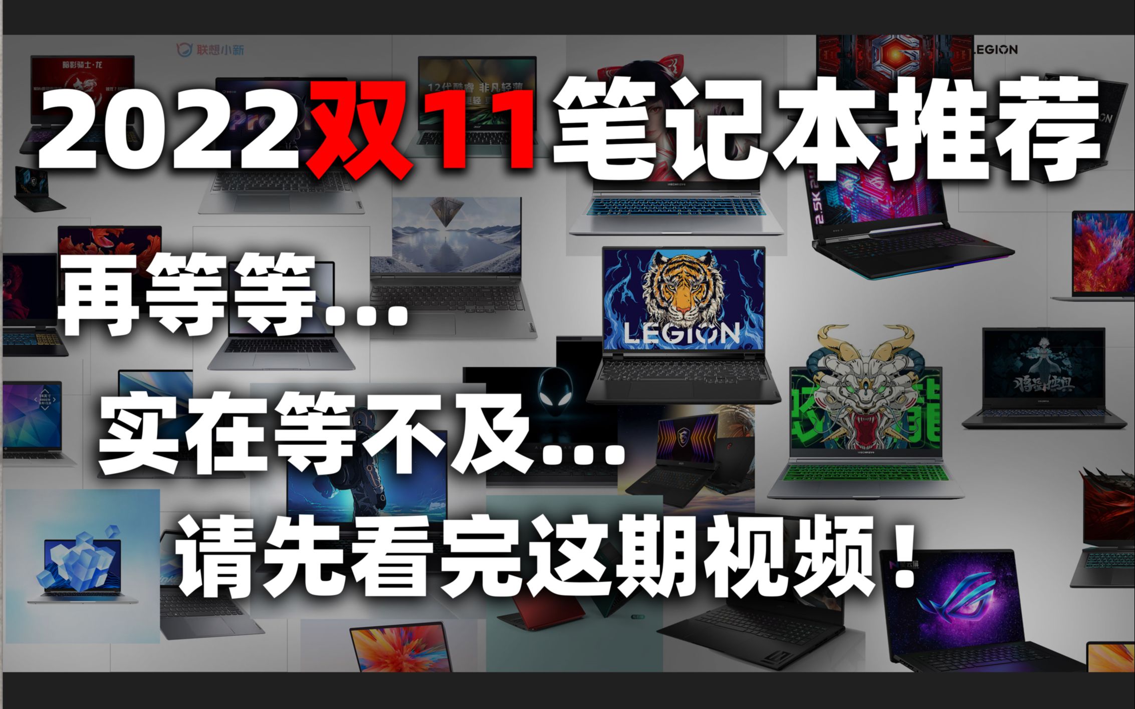 【SPT】2022年双11笔记本电脑推荐特辑:我推荐等等,除非你真的很急.