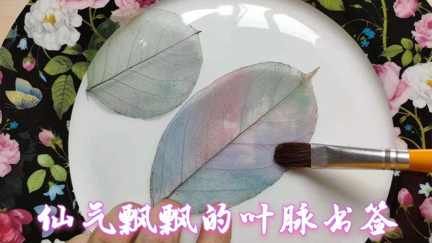 自制仙气飘飘的叶脉书签,到底哪些叶片适合呢?方法简单成品惊艳