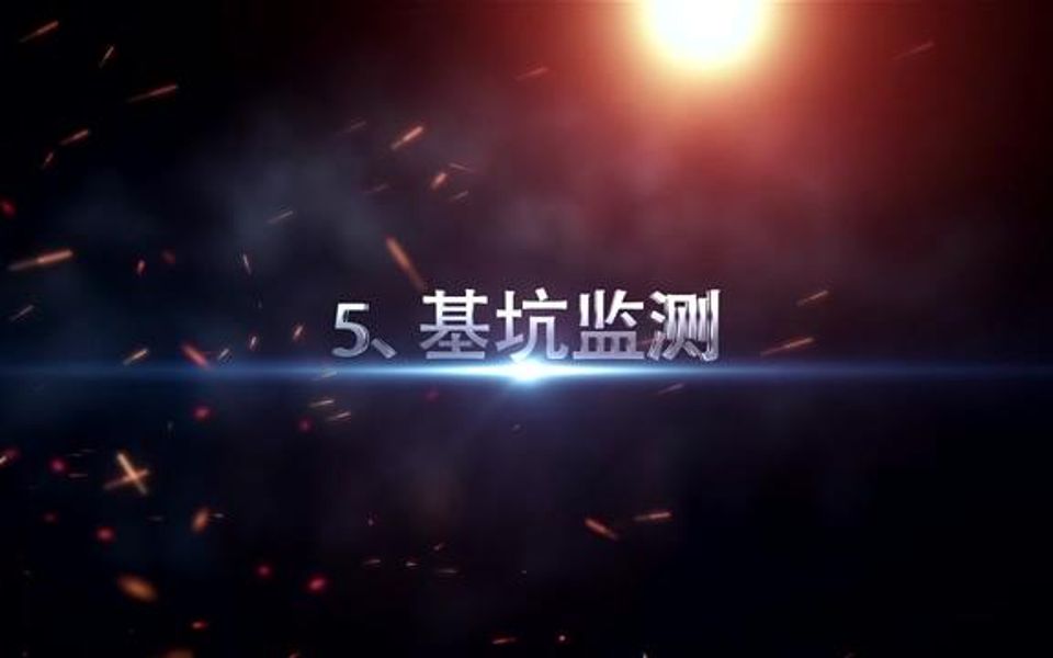 综合管廊施工动画>第五步,基坑监测