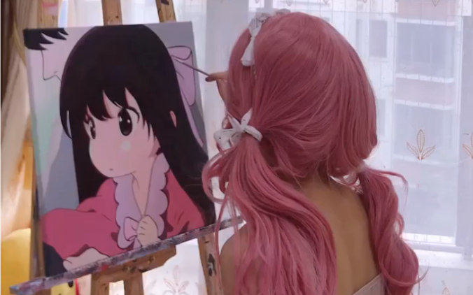 丙烯画| 从打型到上色全过程 | 简介有文字介绍