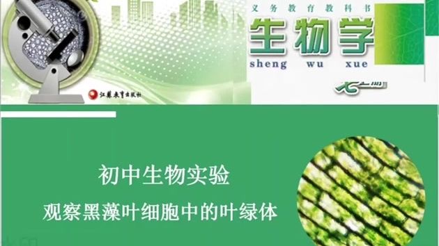 2022年兰州中考生物实验:观察黑藻叶细胞中的叶绿体#生物实验