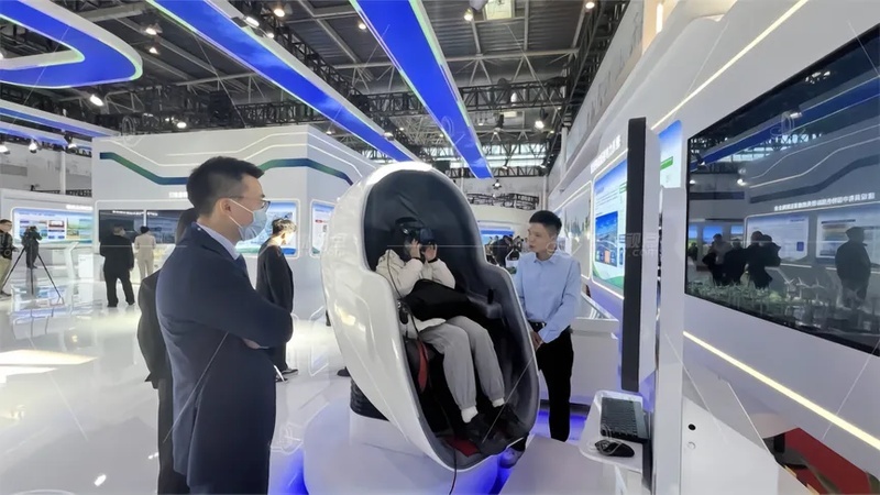 抖抖2023年库存 ,华锐视点同事携海上风电VR案例现身北京链博会