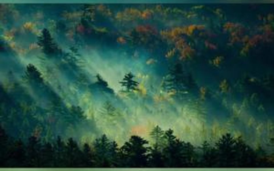 3D沉浸式音乐ߌ�|热闹一天的森林渐渐睡去BGM:沉睡的森林