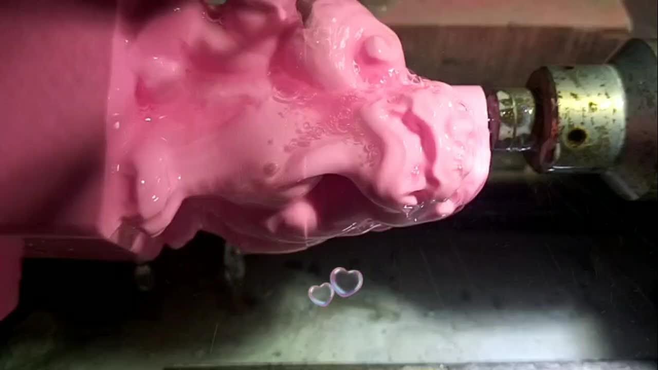 #中荣数控精雕机 #玉石雕刻机 狮子印章加工