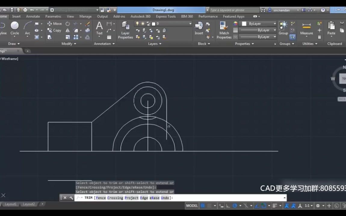 CAD实操之绘制机械零件图