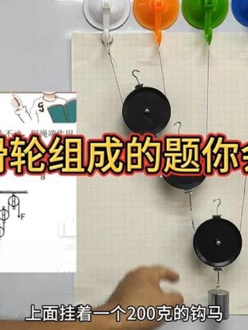 三个动滑轮组成的题你会做吗?