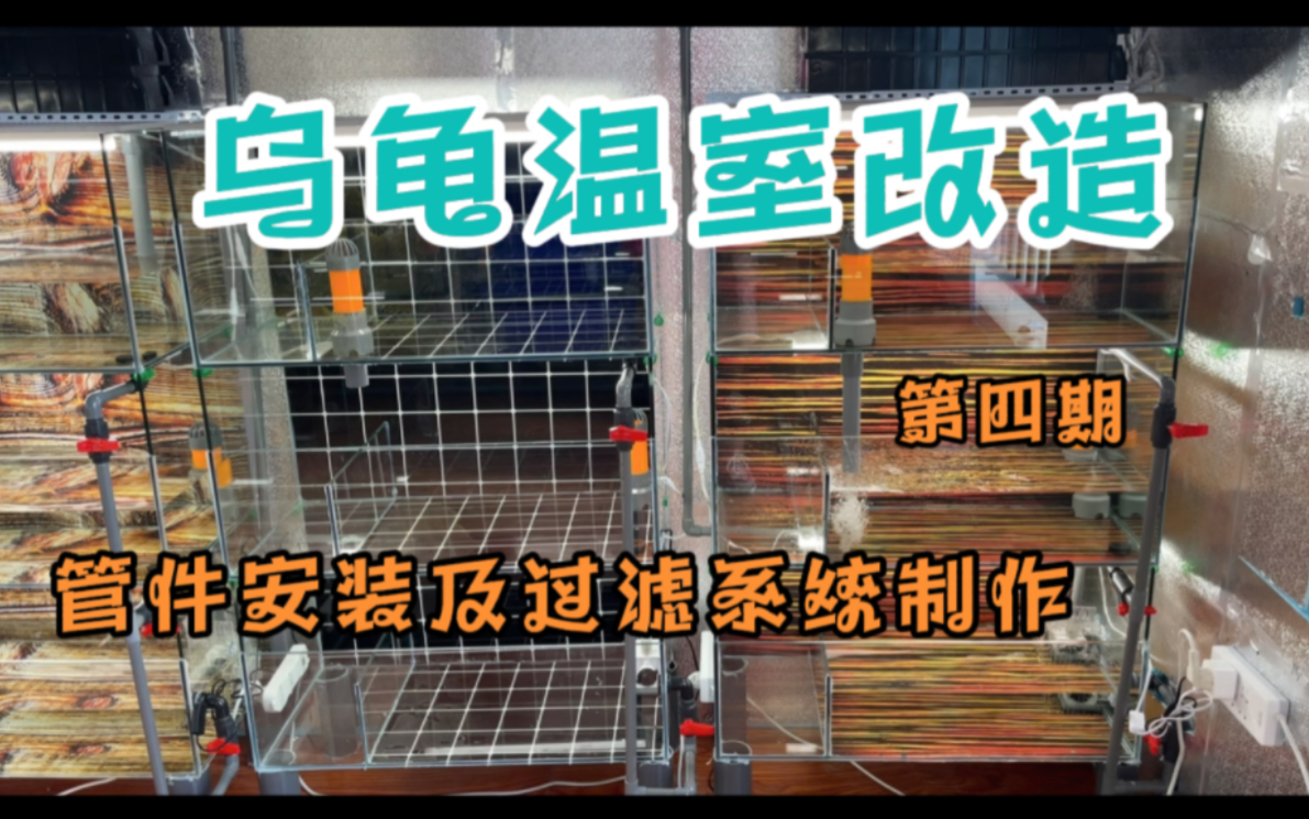 乌龟温室改造第四期～管件安装及过滤系统制作,温室改造结尾了!