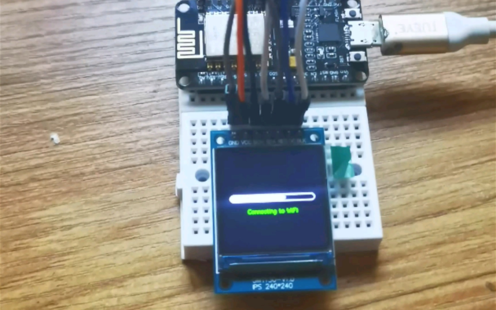 桌面时钟、时间气象站、SD2 SD3小电视,esp8266和ST7789屏幕的...