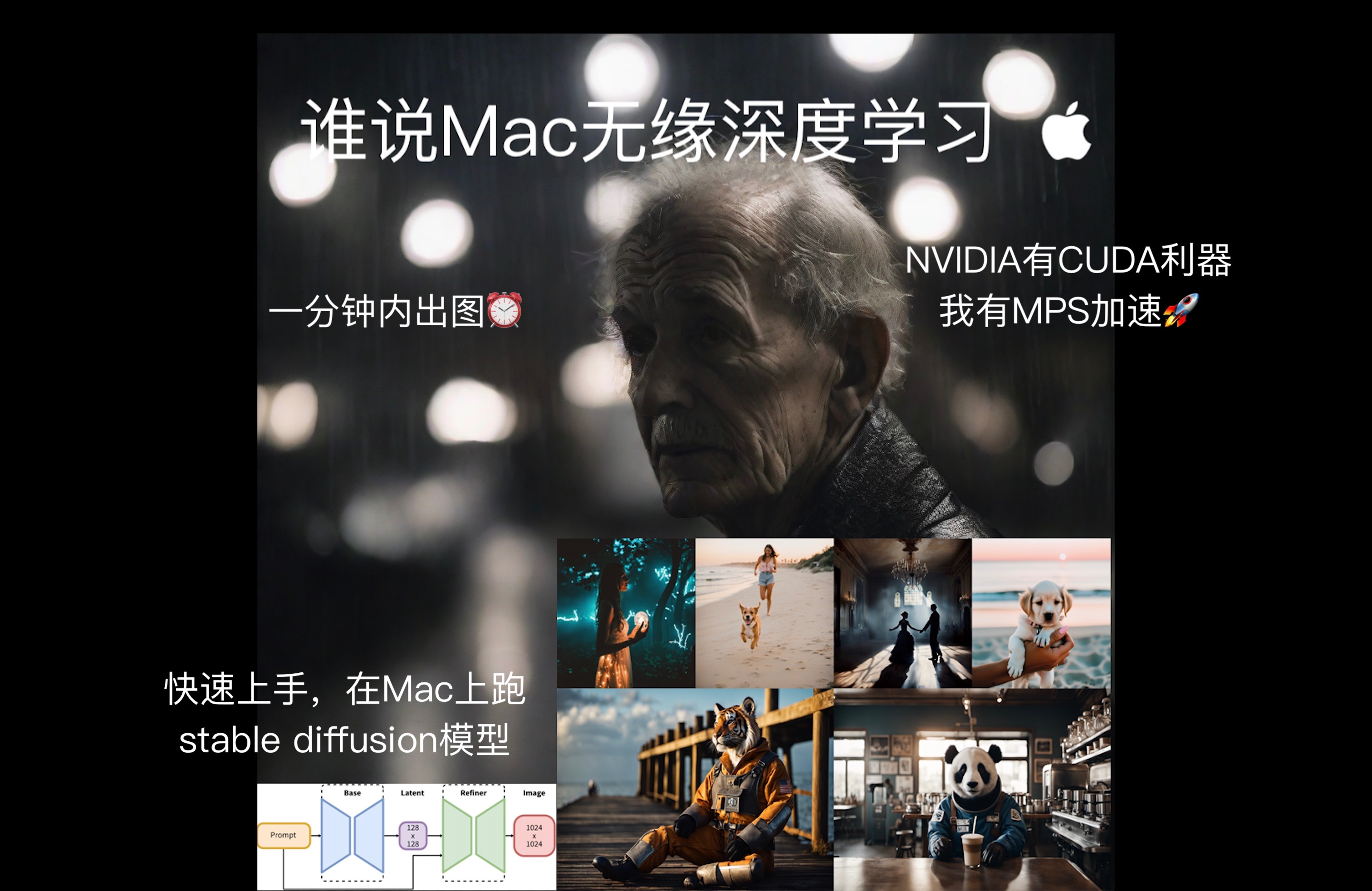 充分榨干Mac性能,实现AI画图自由。在Mac上搭建stable diffusion代码...