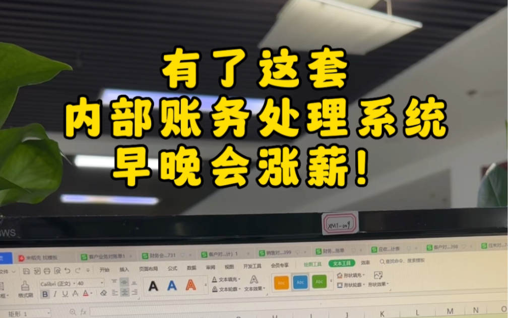 怎么才能做好内账呢?这套会计内部账务处理系统,可以帮你把内账管理...