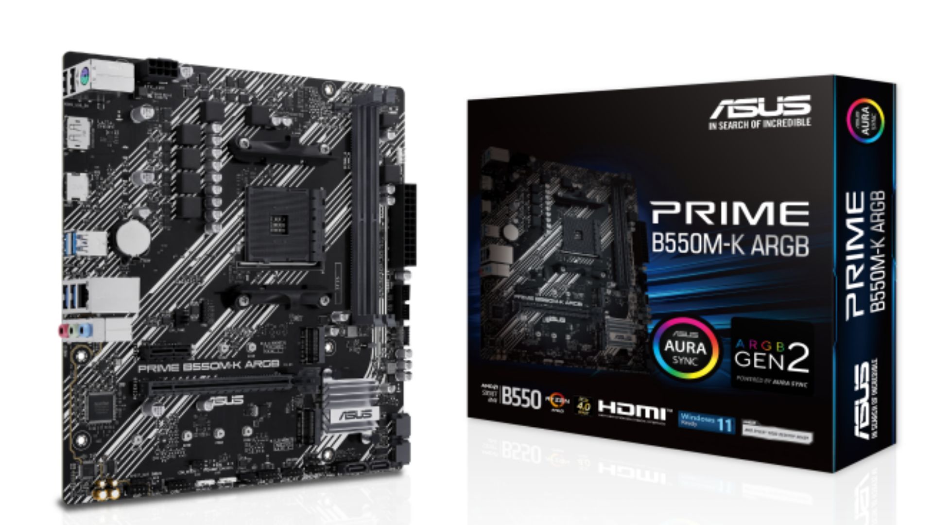 华硕B550M-K ARGB 保姆级装机和插线教程 第一视角