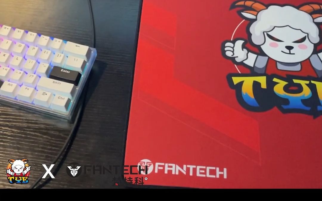 TYE X FANTECH 联名外设开箱 测试 鼠标垫 鼠标 键盘