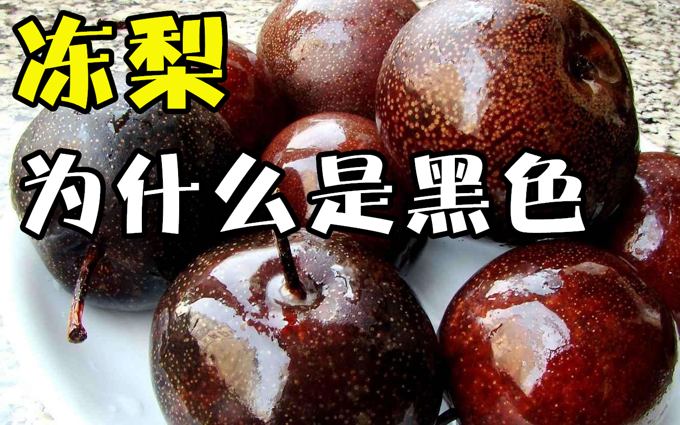 【硬核科普】冻梨为什么是黑色的?