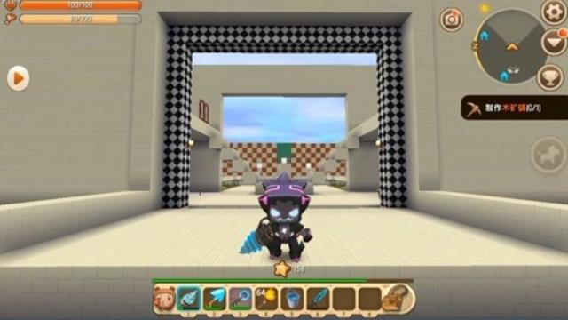 迷你世界:好开心半仙又开始挖矿了!一进矿洞简直就像撒欢的兔子