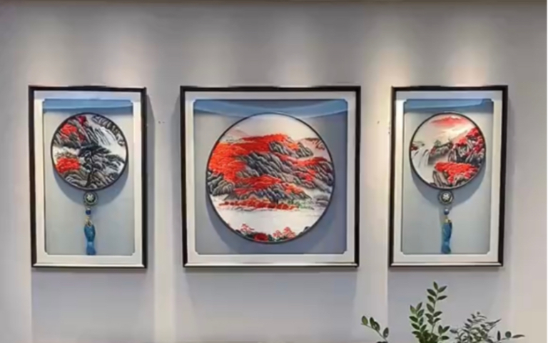 兰州苏绣画制作厂家-恒泰刺绣画制作公司价格