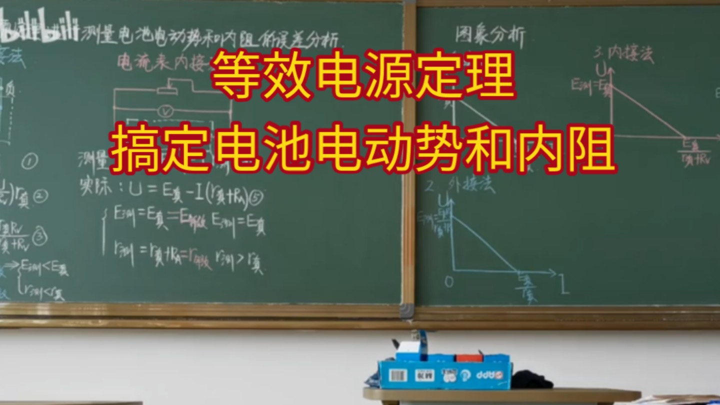 29.等效电源定理快速搞定电动势和内阻的误差分析