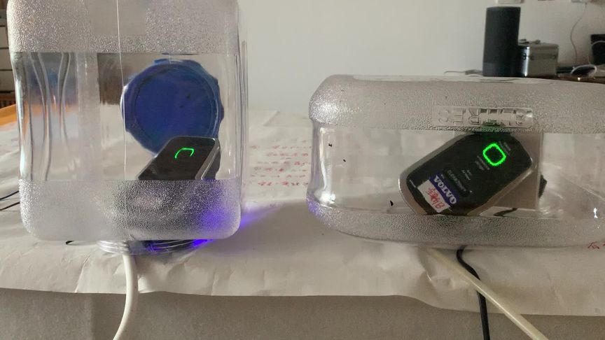 新款沃尔沃pm2.5空气传感器的烟雾测试效果比较