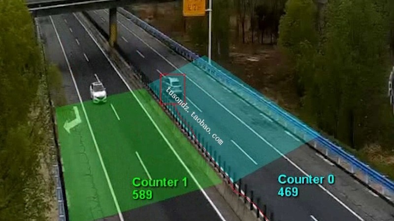 公路车流统计智慧交通流量监控摄像机人流客流统计景区公园车站