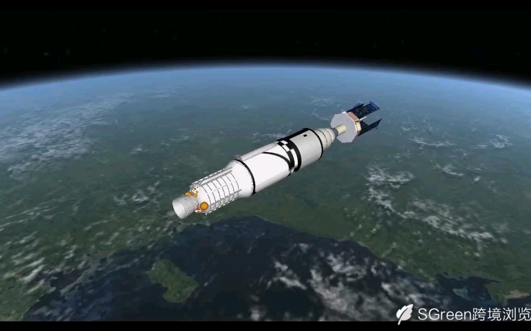 水手3/4号火星探测器动画演示